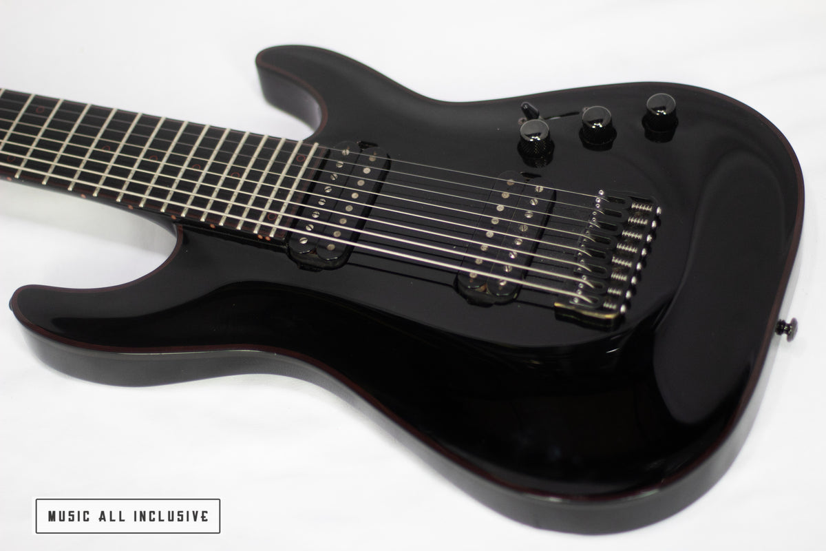 Schecter Blackjack C-8 String Glass Black – Music All Inclusive