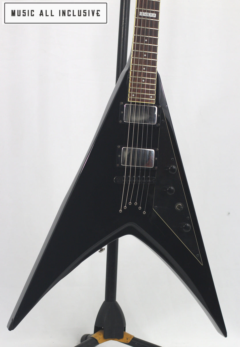 LTD V-500 Flying V Gloss Black – Music All Inclusive