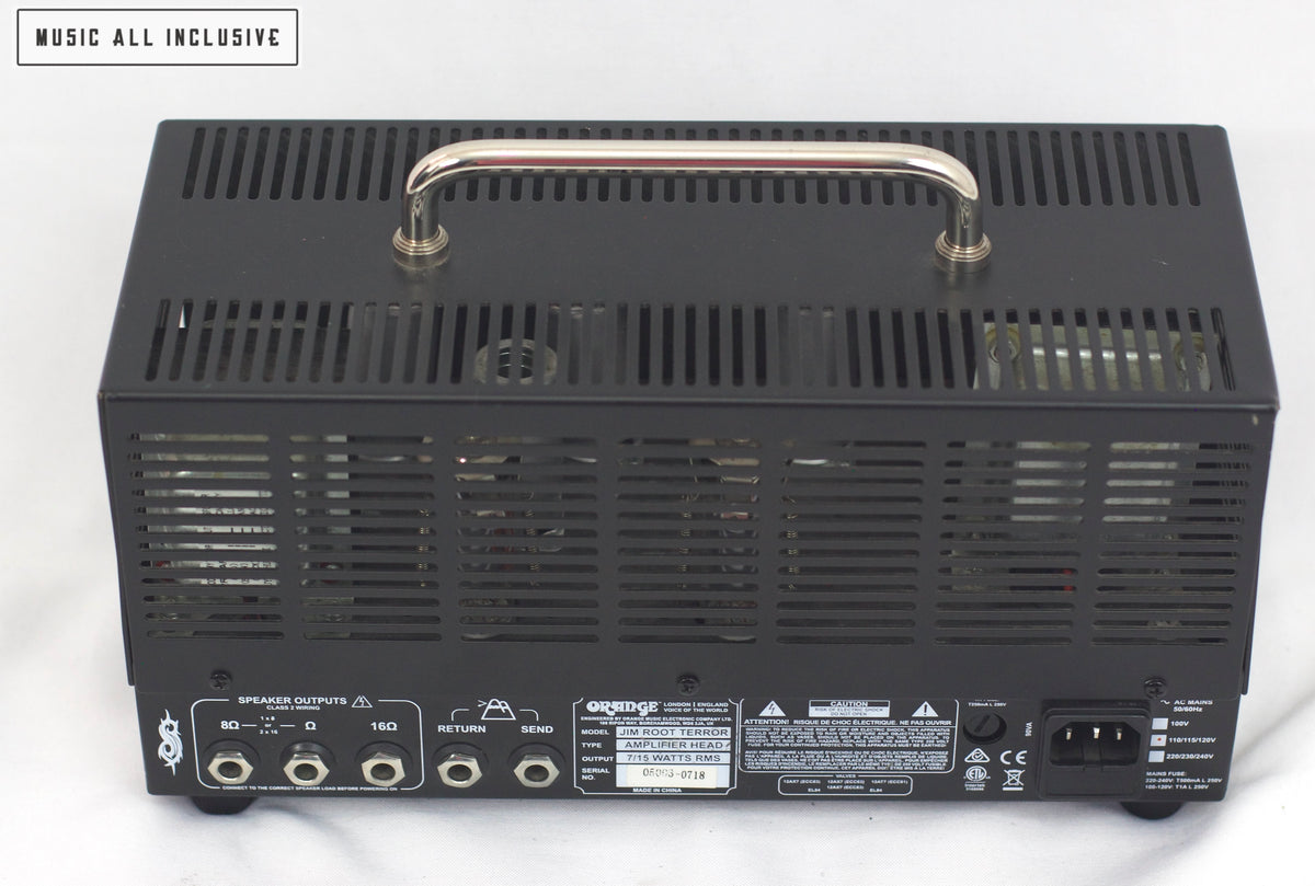 —Sold—Orange Signature #4 Jim Root Terror Tt15jr 15-Watt Head – Music ...